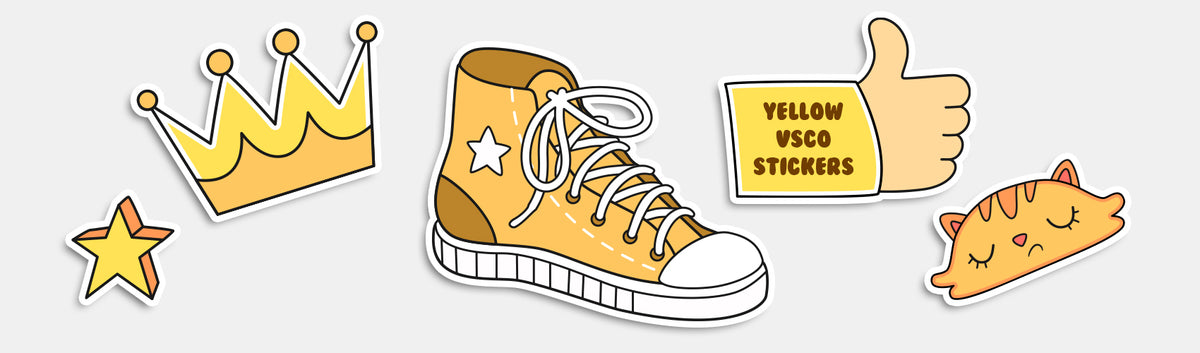 Yellow VSCO Stickers - Why Yellow Is Still Popping – Zapheads
