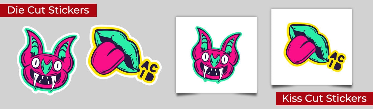 What's The Difference Between Die Cut and Kiss Cut Stickers – Zapheads